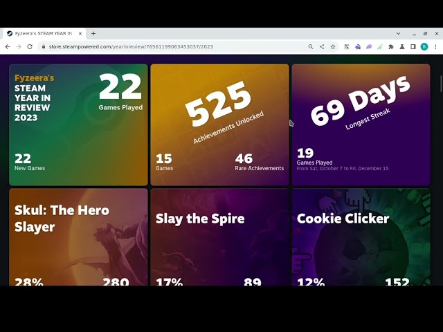 How to view your Steam Year in Review 2023