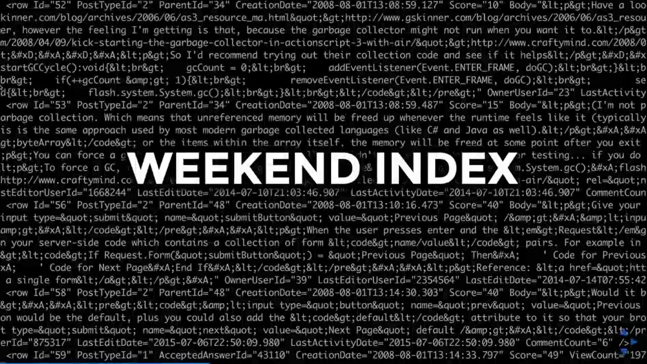 Exploring StackOverflow data - Evelina Gabasova