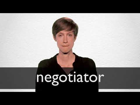 NEGOTIATOR definition and meaning | Collins English Dictionary