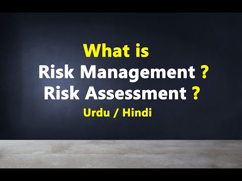 Risk Management & Risk Assessment - Explained in Urdu / Hindi