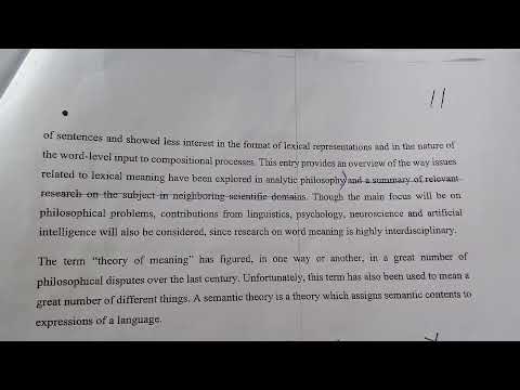 Definitional Theory of Meanings | Componential Analysis Approach #linguistics #new video