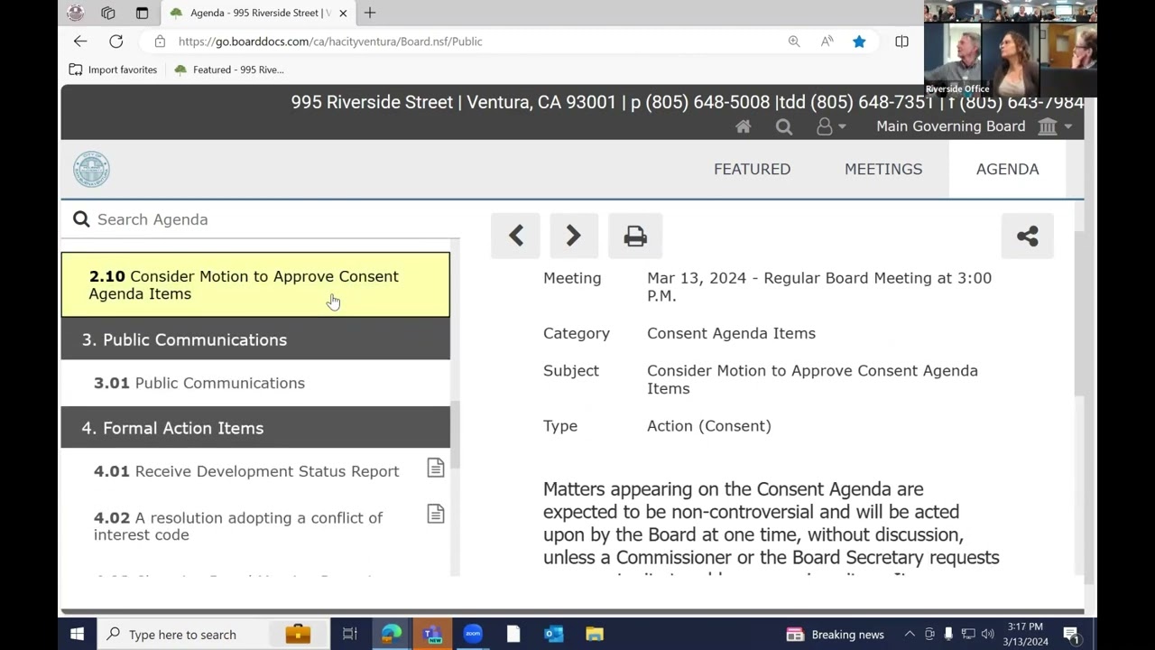 HACSB Regular Board Meeting 03/13/24