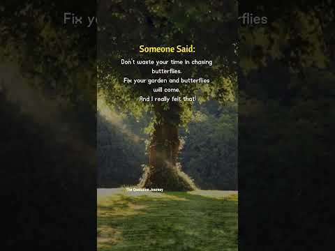 πΈ Fix Yourself First | Butterflies Will Come π¦#SelfGrowth #InnerPeace #Motivation