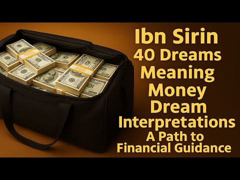 Ibn Sirin 40 dreams meaning money dream interpretations a path to financial guidance