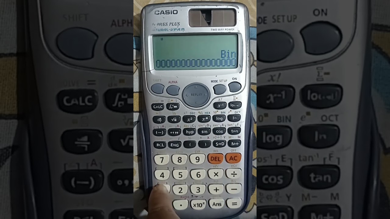 Binary to Decimal conversion in scientific calculator
