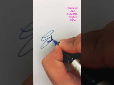 Emilie Signature #art #signature #calligraphy