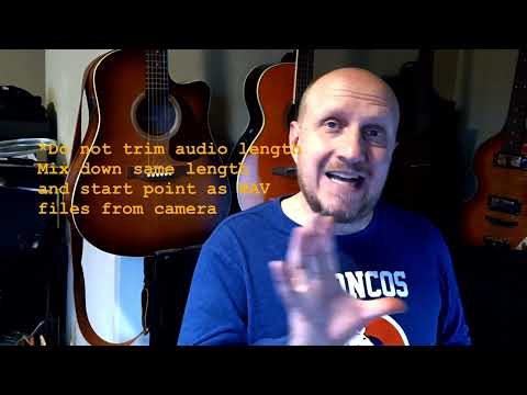 Zoom Q8 : How to edit live performance videos with MOV + WAV function