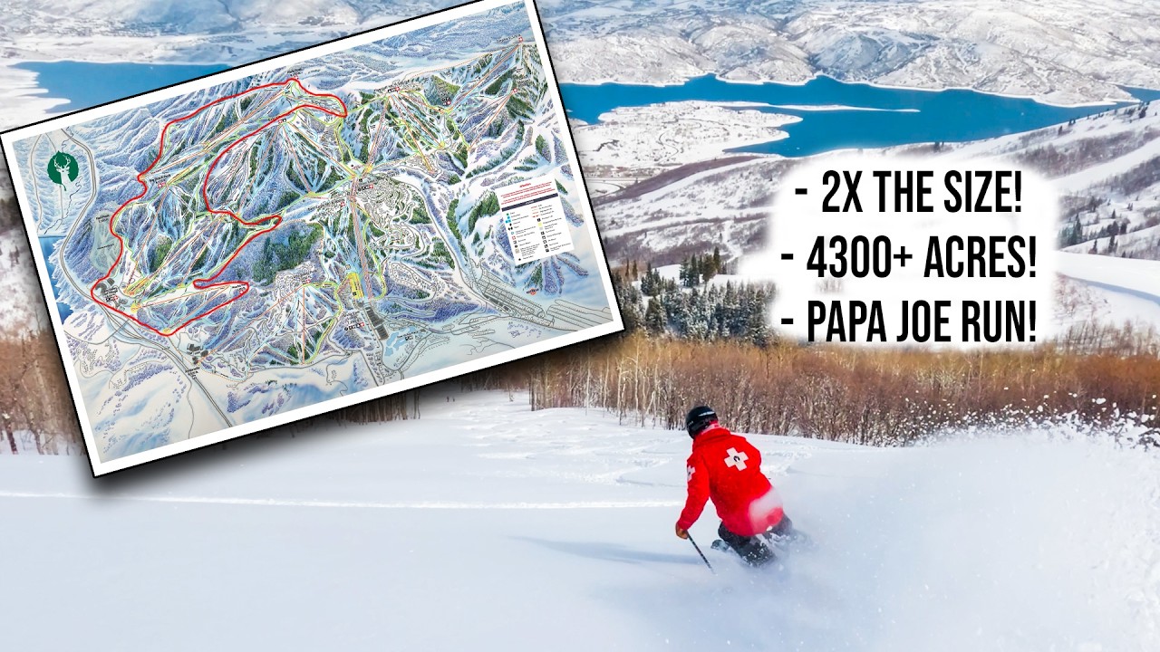 Deer Valley's NEW TRAIL MAP! (with footage of new terrain!)