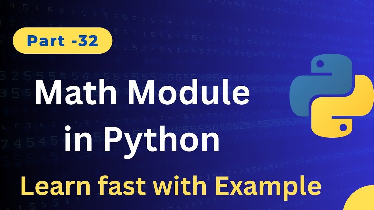 Mastering Math in Python Programming | Complete Guide with Examples