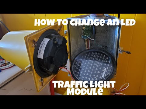 How to change an LED Traffic light module