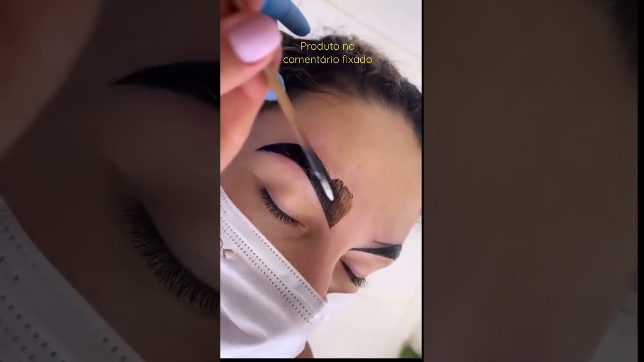 Aplicação de henna com efeito ombré ♥️ #designdesobrancelhas #sobrancelhasperfeitas #autoestima