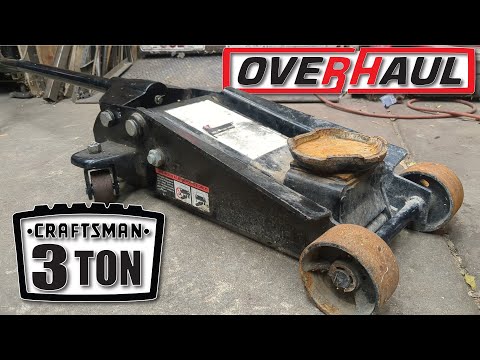 Hydraulic Floor Jack REPAIR restore Craftsman 3 ton