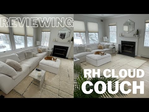 RESTORATION HARDWARE CLOUD COUCH + LIVING ROOM TOUR
