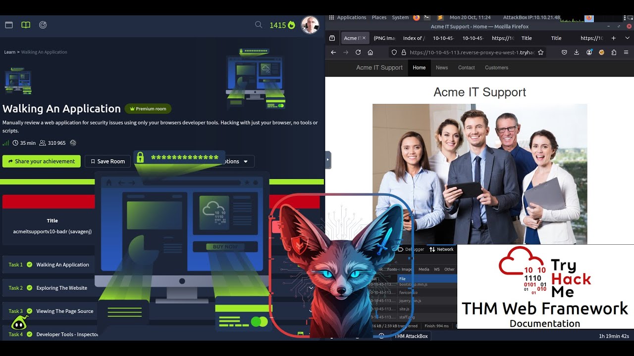 TryHackMe Walking An Application -  Full Walkthrough 2025