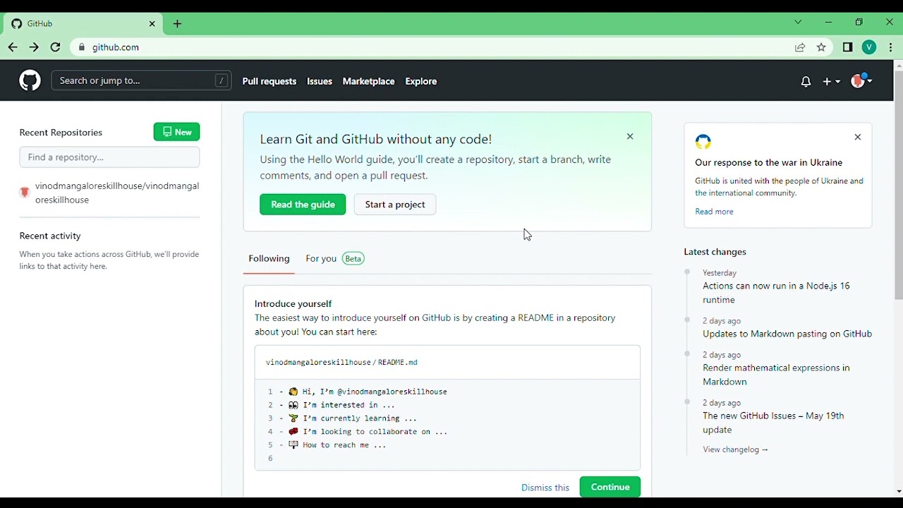 GitHub - Introduce Yourself in GitHub