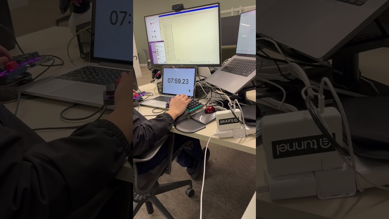 i tried to code without touching my mouse… #developer #coding #cs #programming