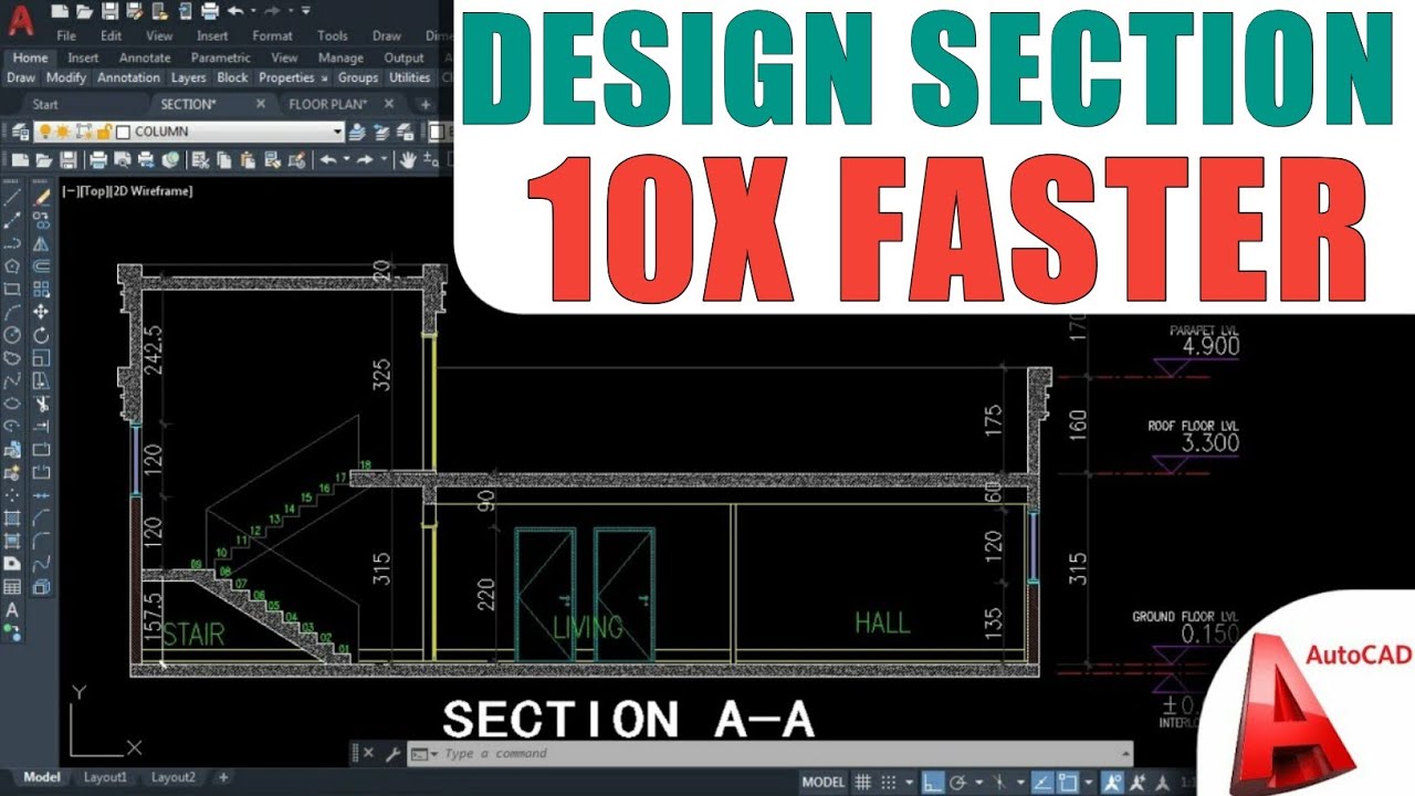 Discover How to Make Section Details in AutoCAD 10X Faster! YQArch