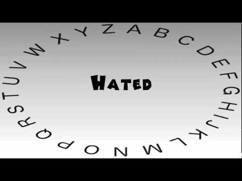 How to Say or Pronounce Hated