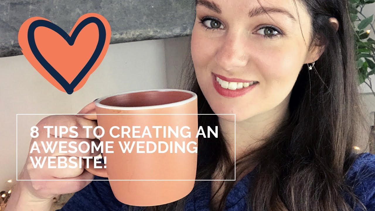 8 tips to build an AWESOME WEDDING WEBSITE!