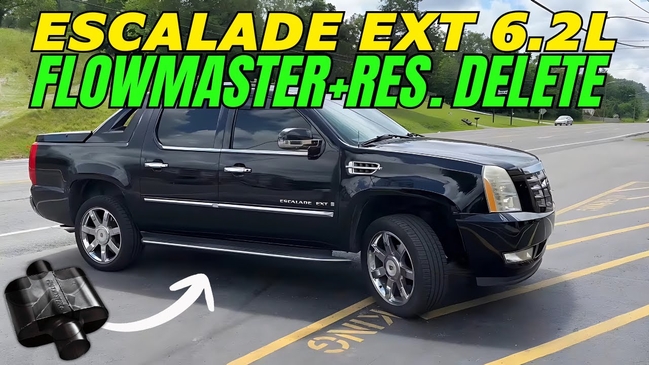 2007 Cadillac Escalade EXT 6.2L V8 Exhaust Sound w Flowmaster Super 10 & Resonator Delete!