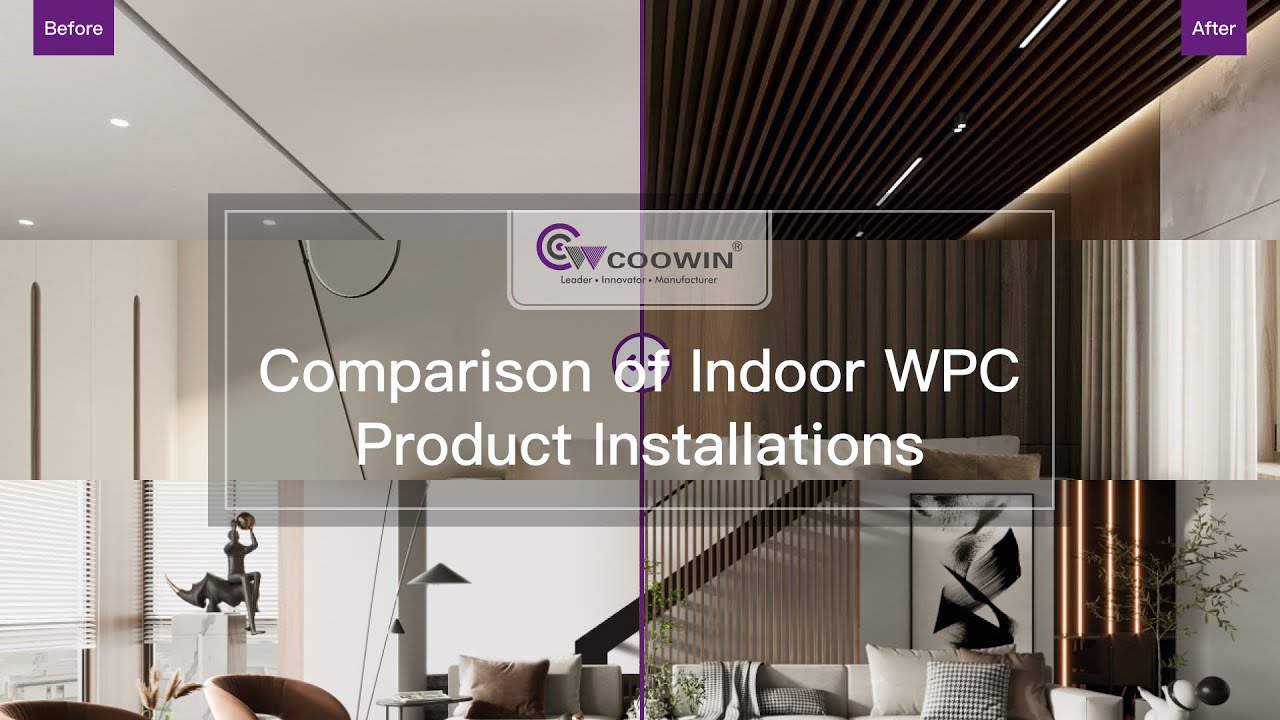 Comparison of Effect of WPC Products Before and After Installation