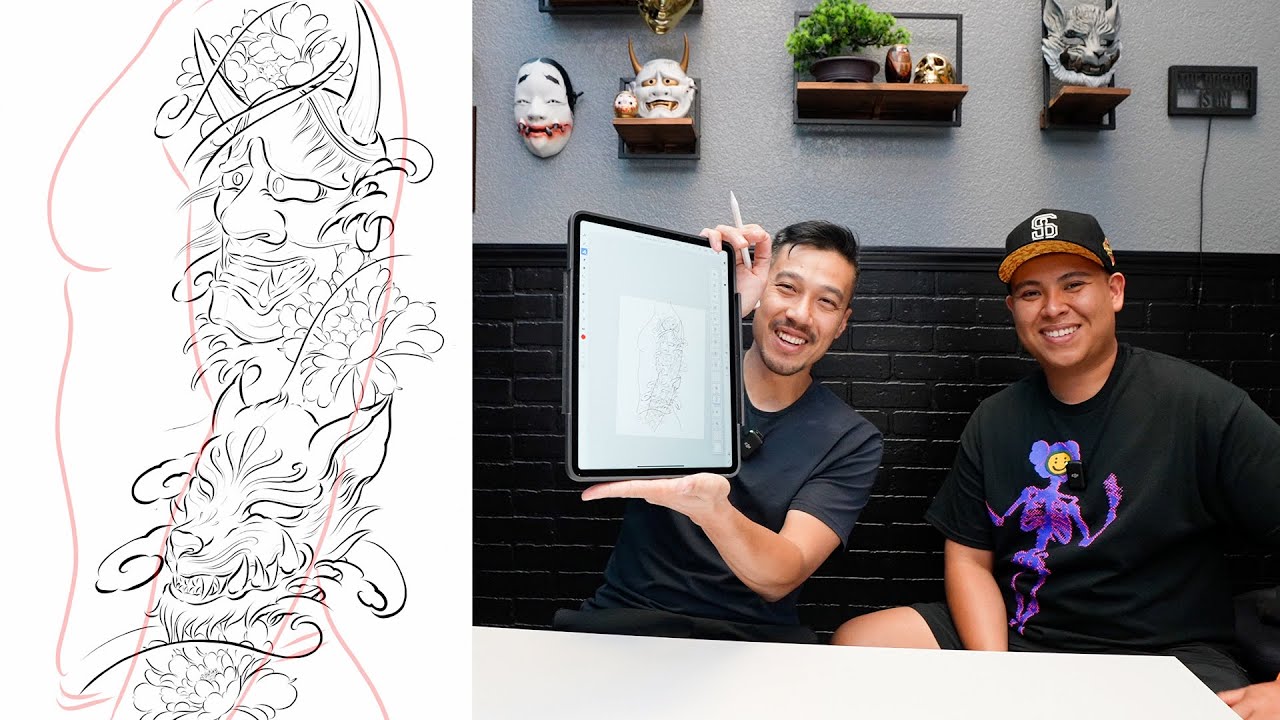 Inkspiration: Turning a Picture into a Tattoo - Kitsune Mask *TATTOO JOURNEY - EPISODE 5*