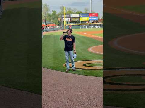 AJ Robinson-14 years old singing the National Anthem. #nationalanthem #usa #youtube #music #foryou