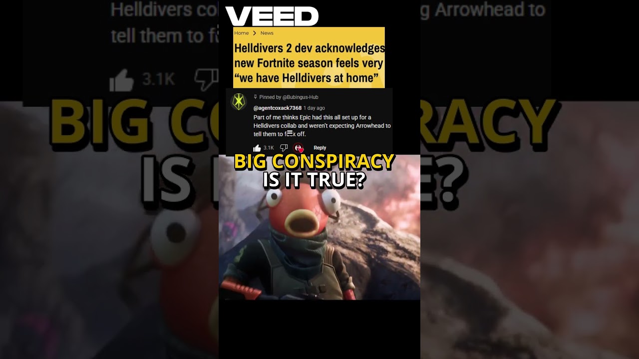 HELLDIVERS at Home | Fortnite X Helldivers Collab Conspiracy