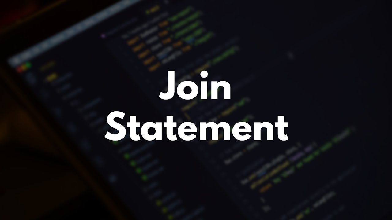 SQL Learning Path - Join Statement