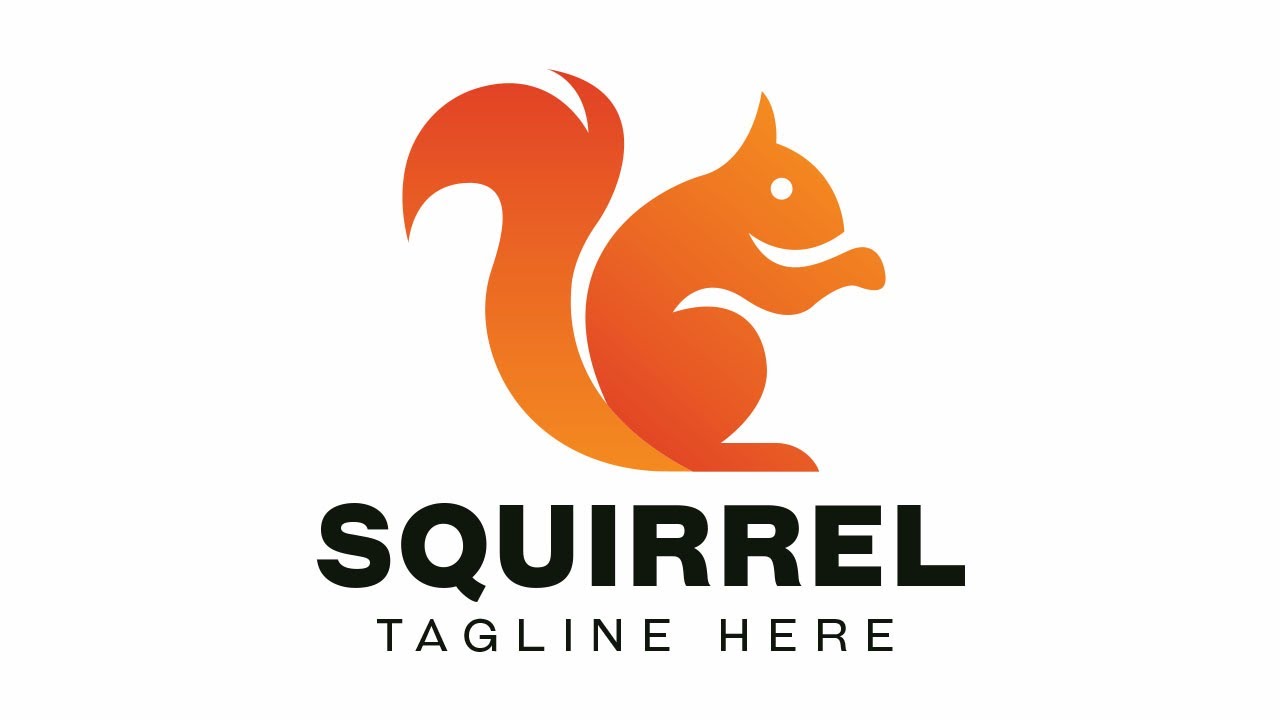 Adobe Illustrator Tutorial: How to Create a Squirrel Logo Design from Sketch