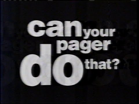 SkyTel 2-Way Paging commercial (1995)