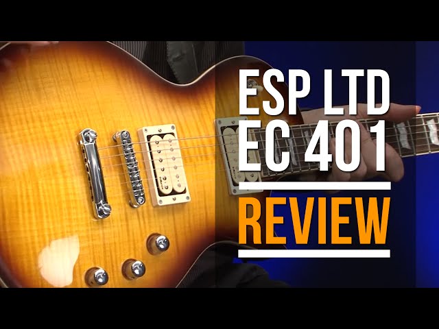 ESP LTD EC-401VF | Tobacco Brown Sunburst |Seymour Duncan pups ...