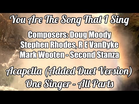 YOU ARE THE SONG THAT I SING [with lyrics] Acapella Hymn Church Song The Words And Music Duet Christ
