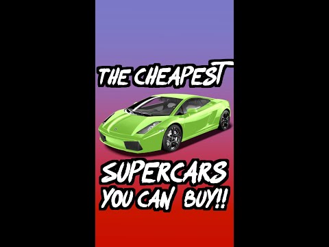 The CHEAPEST Supercars you Can Buy!!