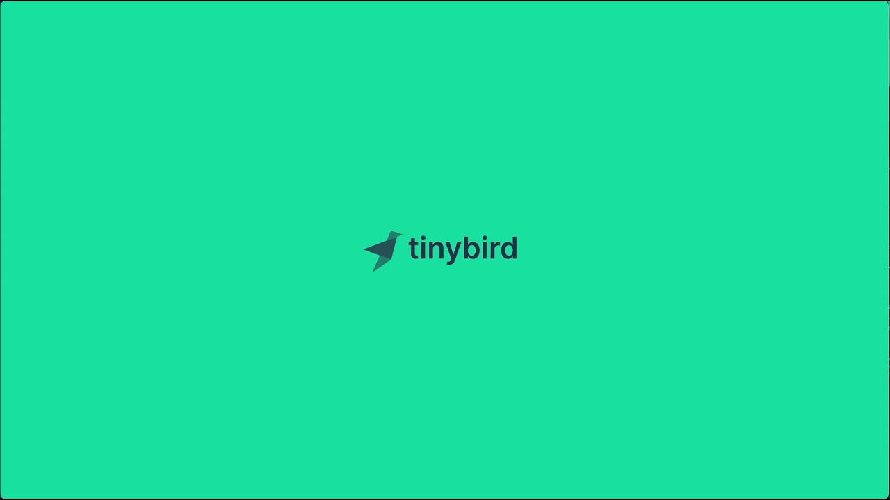 Tinybird for User-Facing Dashboards