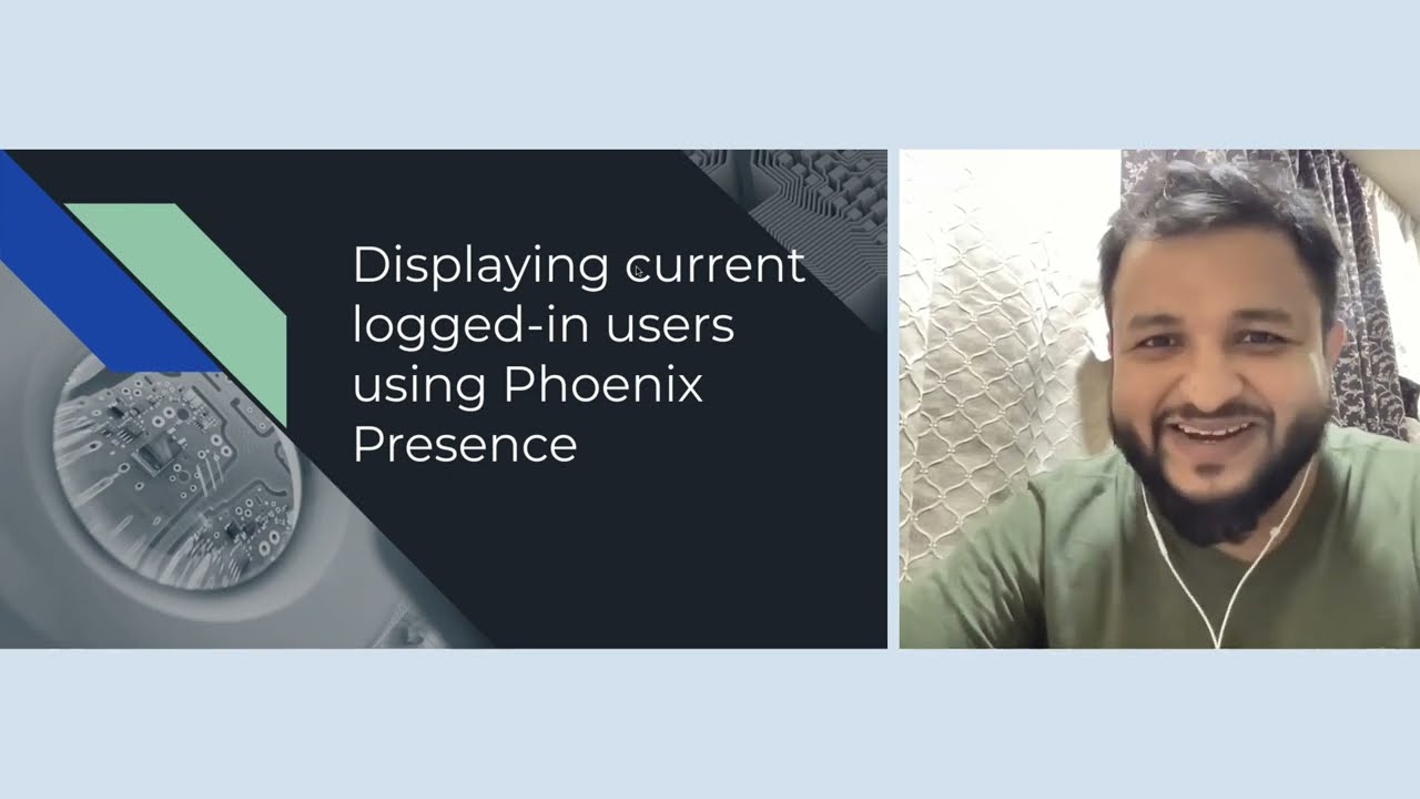 Displaying current logged in user using Phoenix Presence by AbulAsar Sayyad