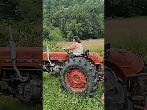 Bush hogging ain't just for boys!