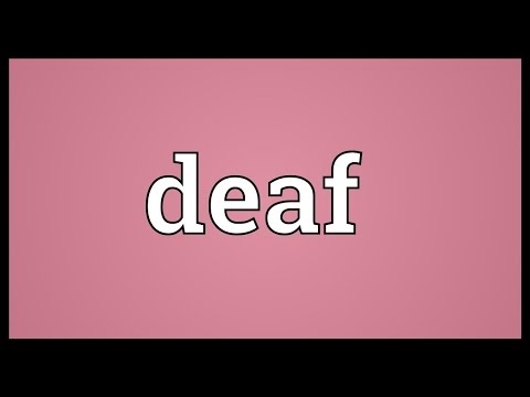 Deaf Meaning