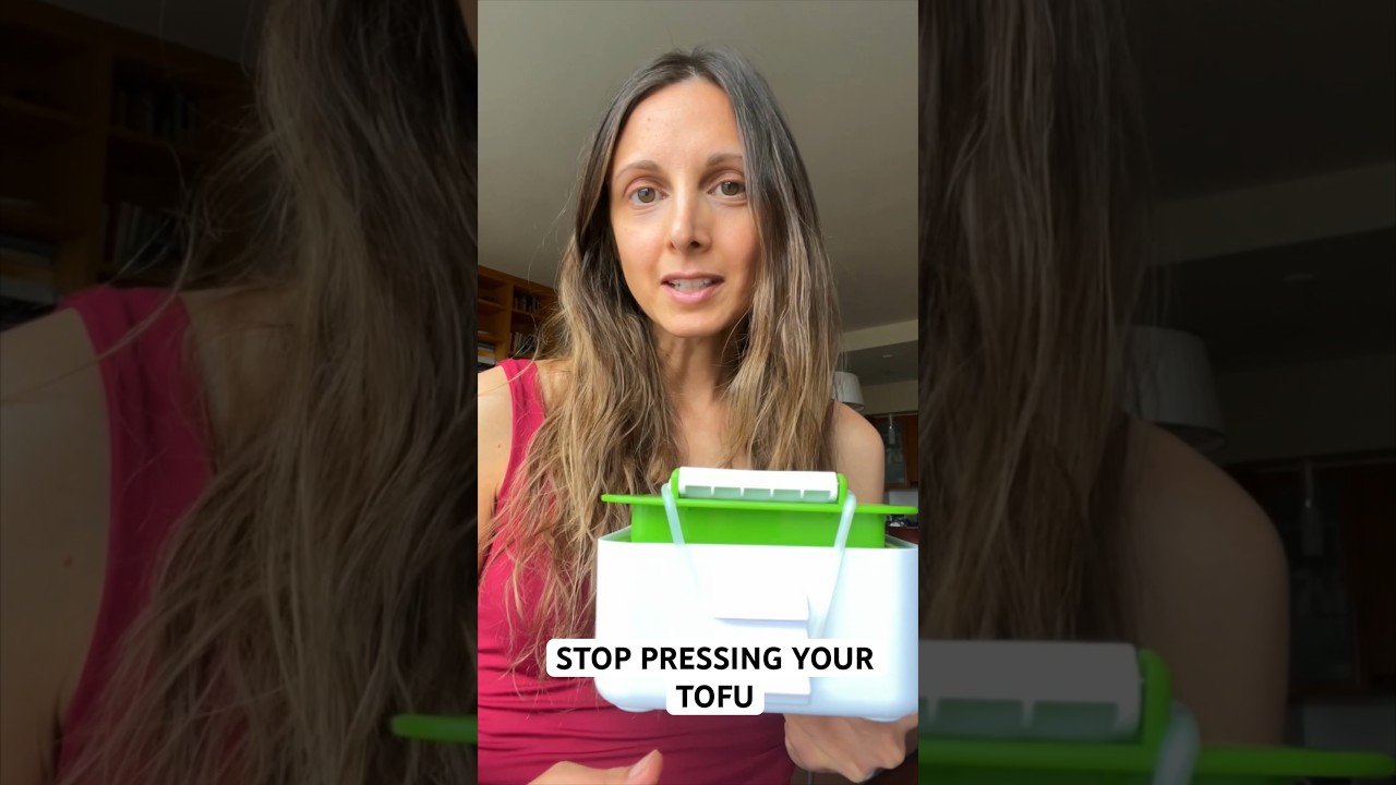 STOP PRESSING YOUR TOFU! Do this instead! Tastes better than chicken #vegan #glutenfree #dairyfree