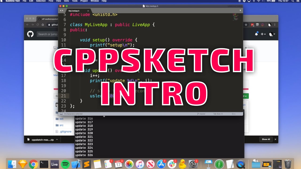 cppsketch basic tutorial