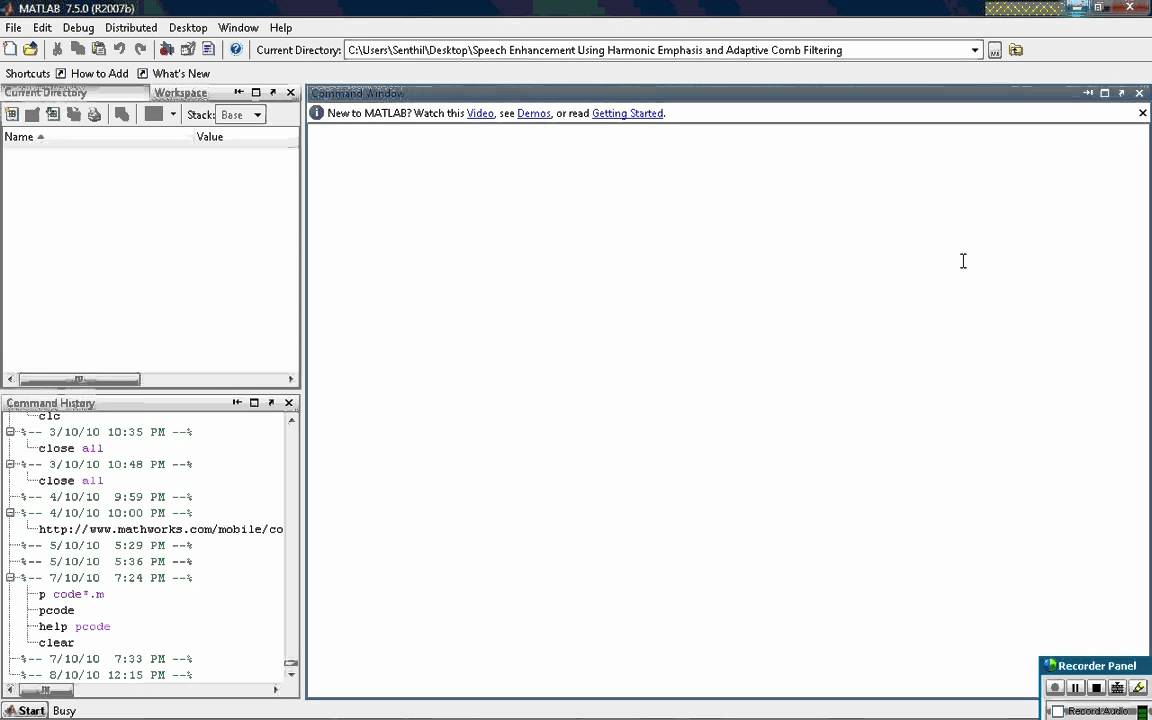 SPEECH ENHANCEMENT USING HARMONIC EMPHASIS AND ADAPTIVE COMB FILTERING