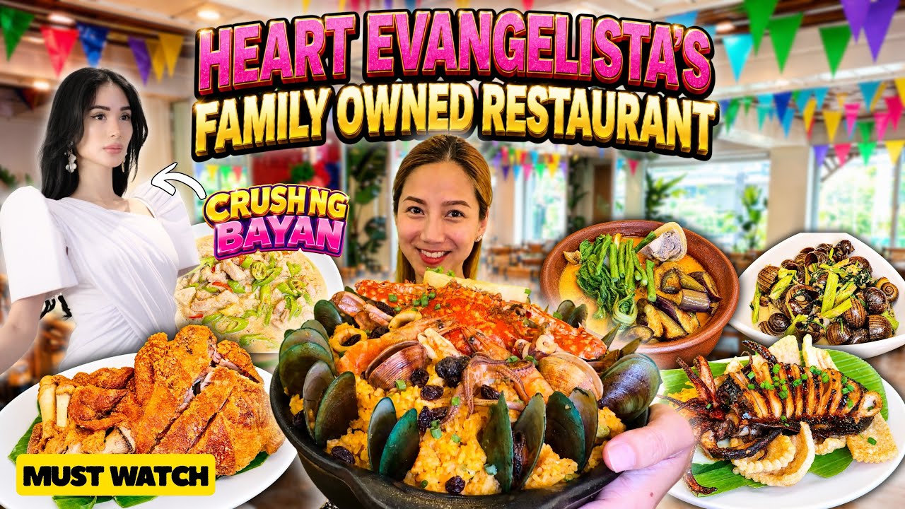 HEART EVANGELISTA’S Family Owned Restaurant Since 1952. How TRADITIONAL Filipino Food Should Be