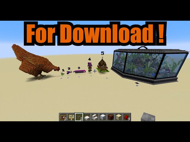 Redstone free-range egg farm.....in a terrarium (Download) Minecraft Map