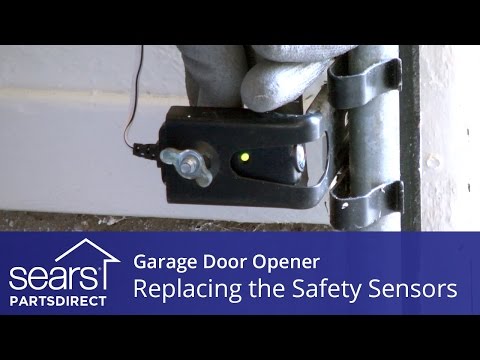 Replacing the Safety Sensors on a Garage Door Opener