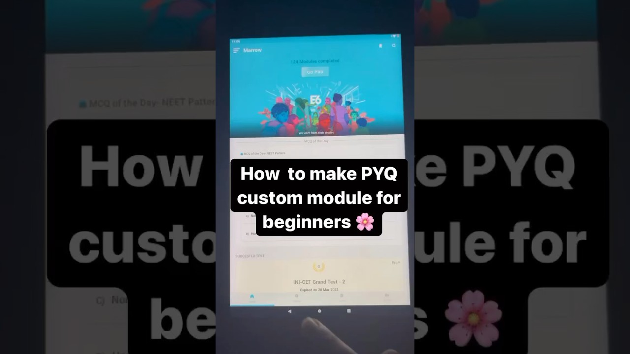 How to make best use of custom module#neetpg#motivation#marrow  #mbbs#doctor #india