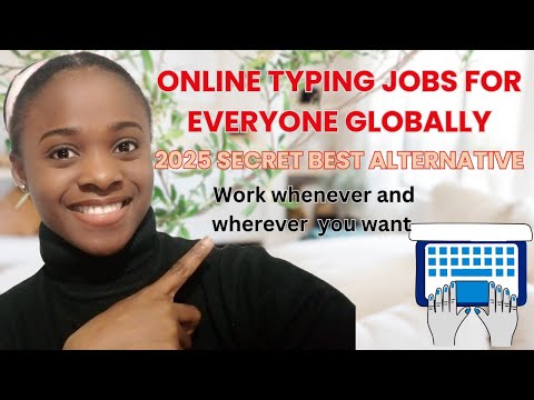 Remote Work from Home Typing Job Hidden Websites for Beginners you should know.