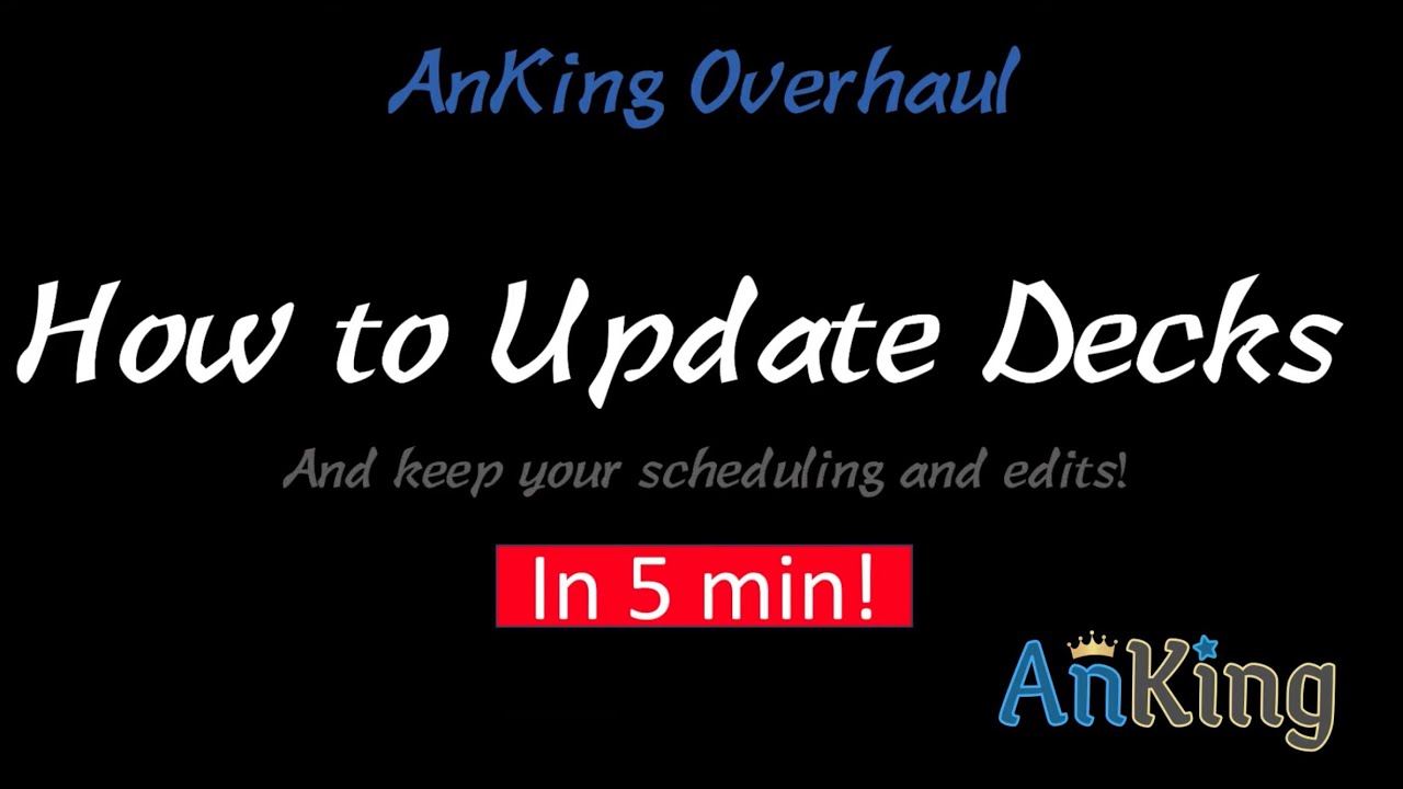 How to Update the AnKing Deck in 5 min with the Special Fields Add-on (pre-AnkiHub)