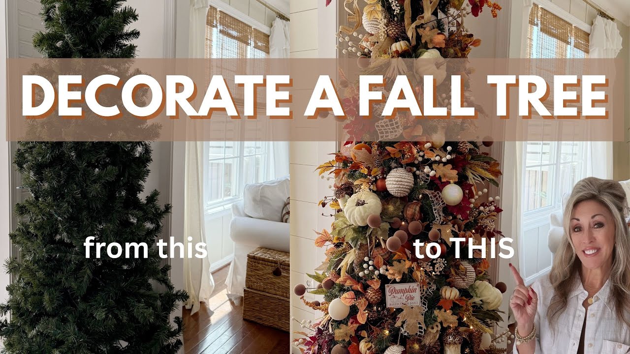 HOW TO DECORATE A FALL TREE 2025 🍁 Step-by-Step Styling Tips