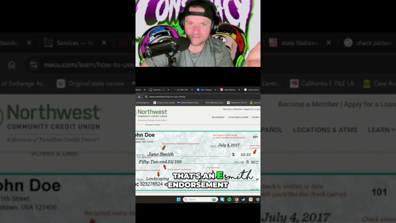 Checks: Understanding Indorsements, Negotiable Instruments & Banking