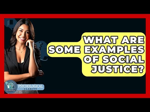 What Are Some Examples Of Social Justice? - Psychological Clarity